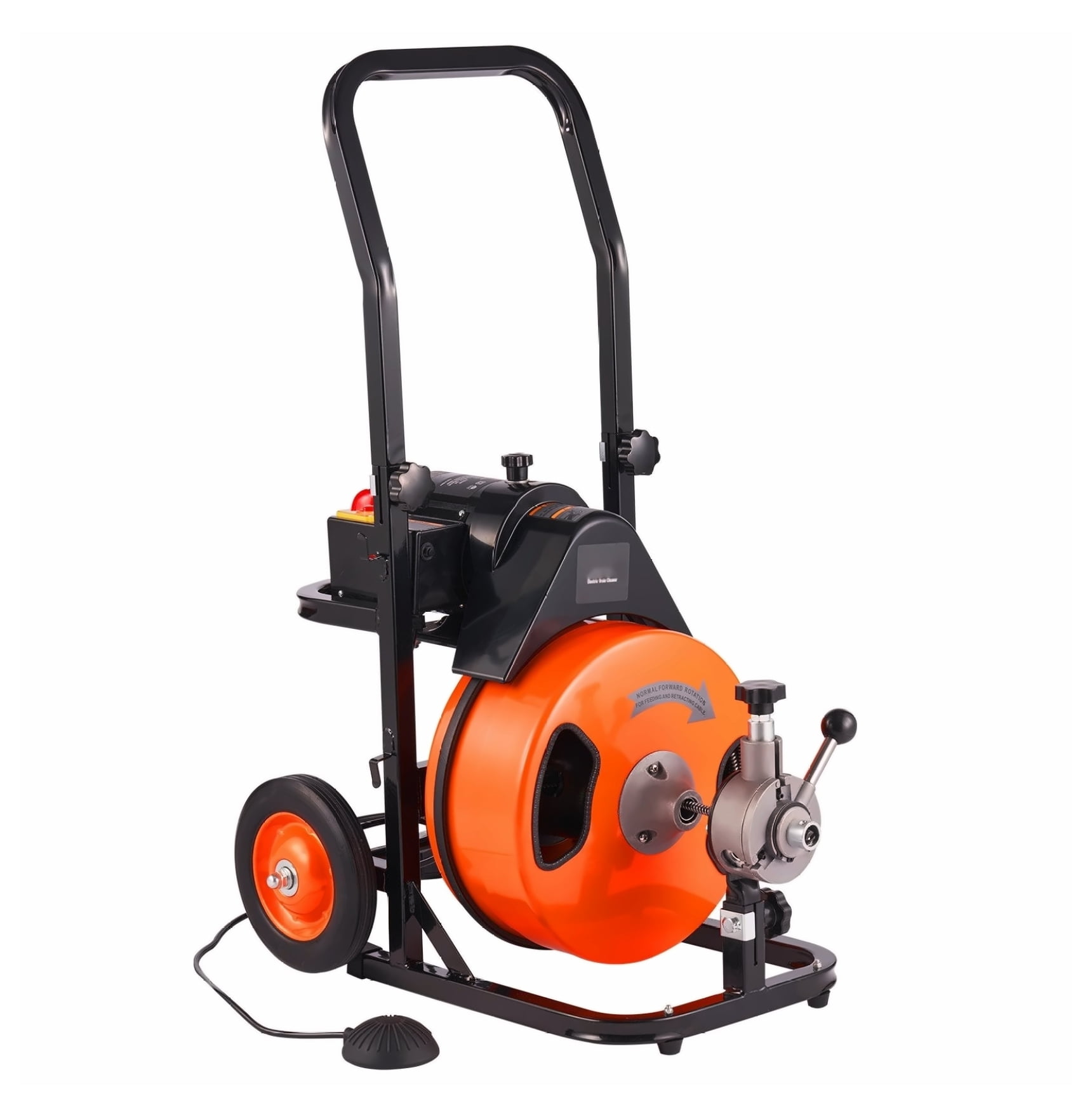 Drain Cleaning Machine 100FT, Sewer Snake Auger Auto Feed - Walmart.com