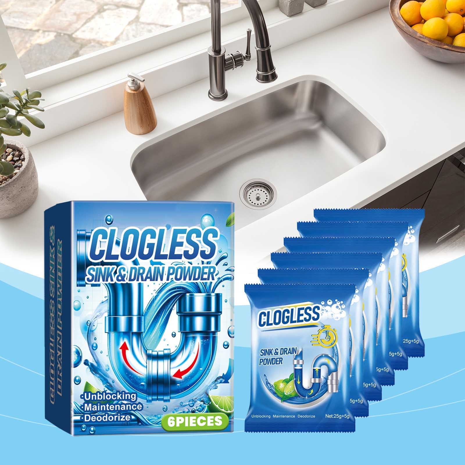 Drain Cleaning Powder | Strong Sewer Pipe Cleaner | Fast Dissolving ...