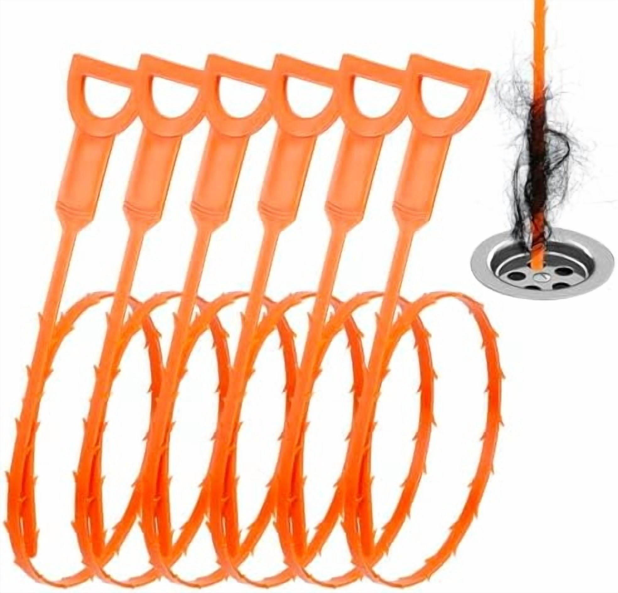 Drain Clog Remover, 25-Inch Drain Hair Removal Tool, Drain Hair Remover ...