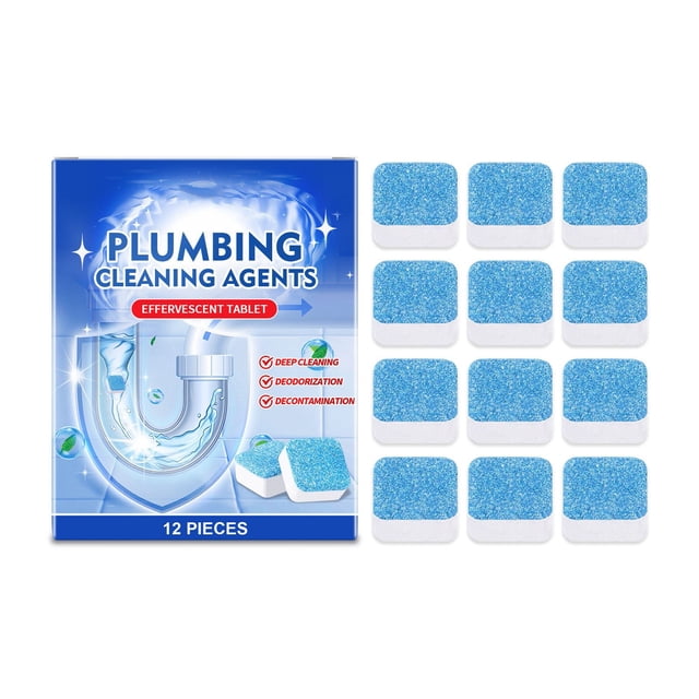 Drain Clog Remover & Drain Cleaning Tablet 12Pack, 20+ Treatments ...
