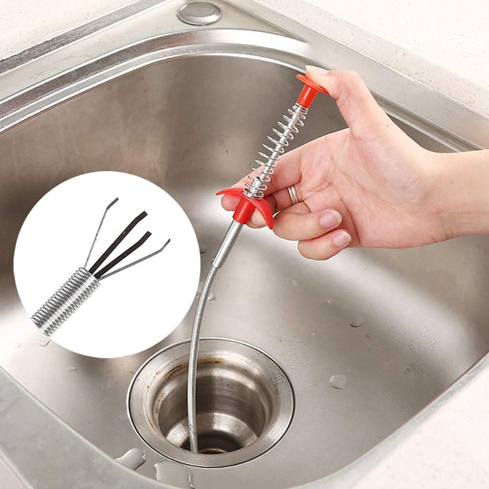 Drain Clog Remover,Multifunctional Cleaning Claw,Sink Drain Clog Remover Cleaning Tool，for ...