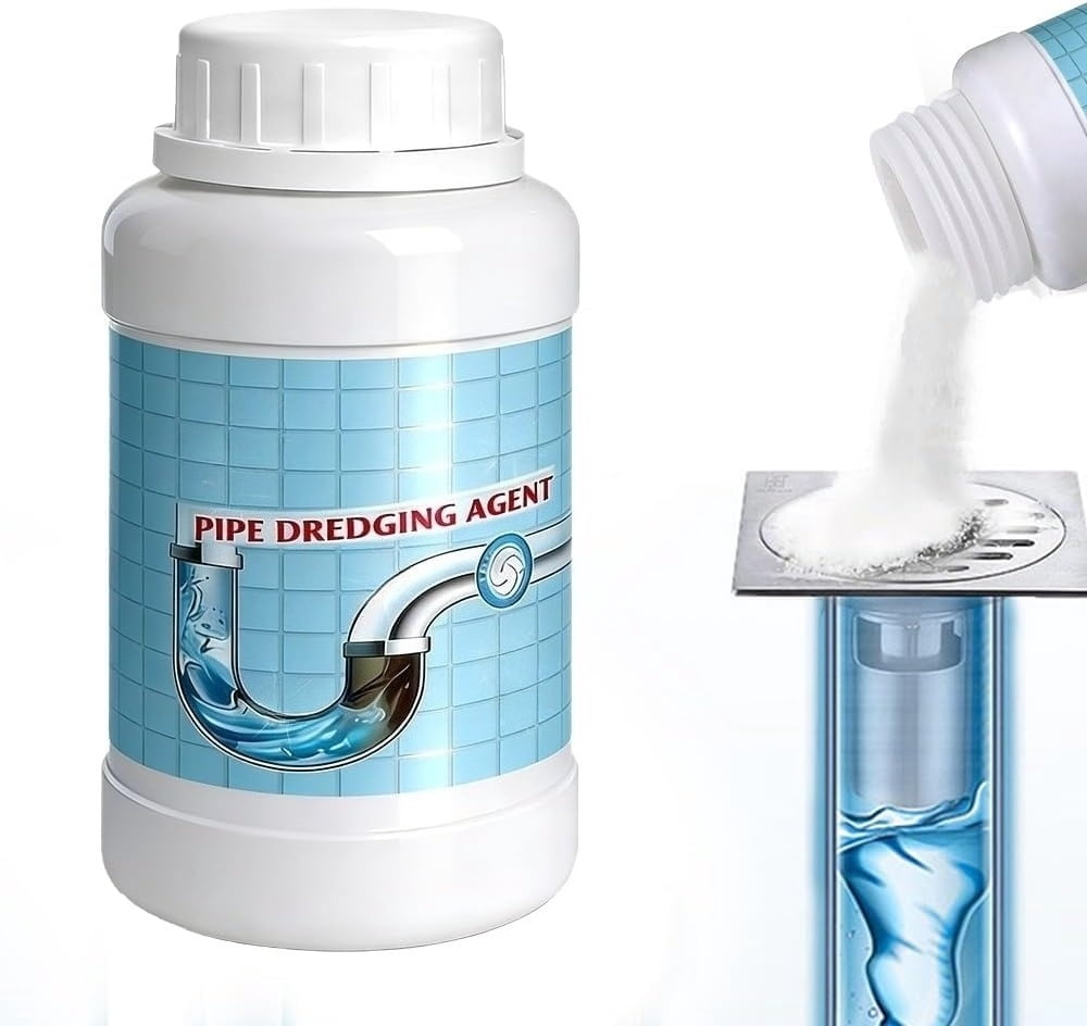 Drain Clog Remover Powder for Hair & Grease, Pipe Unclogger for Kitchen ...