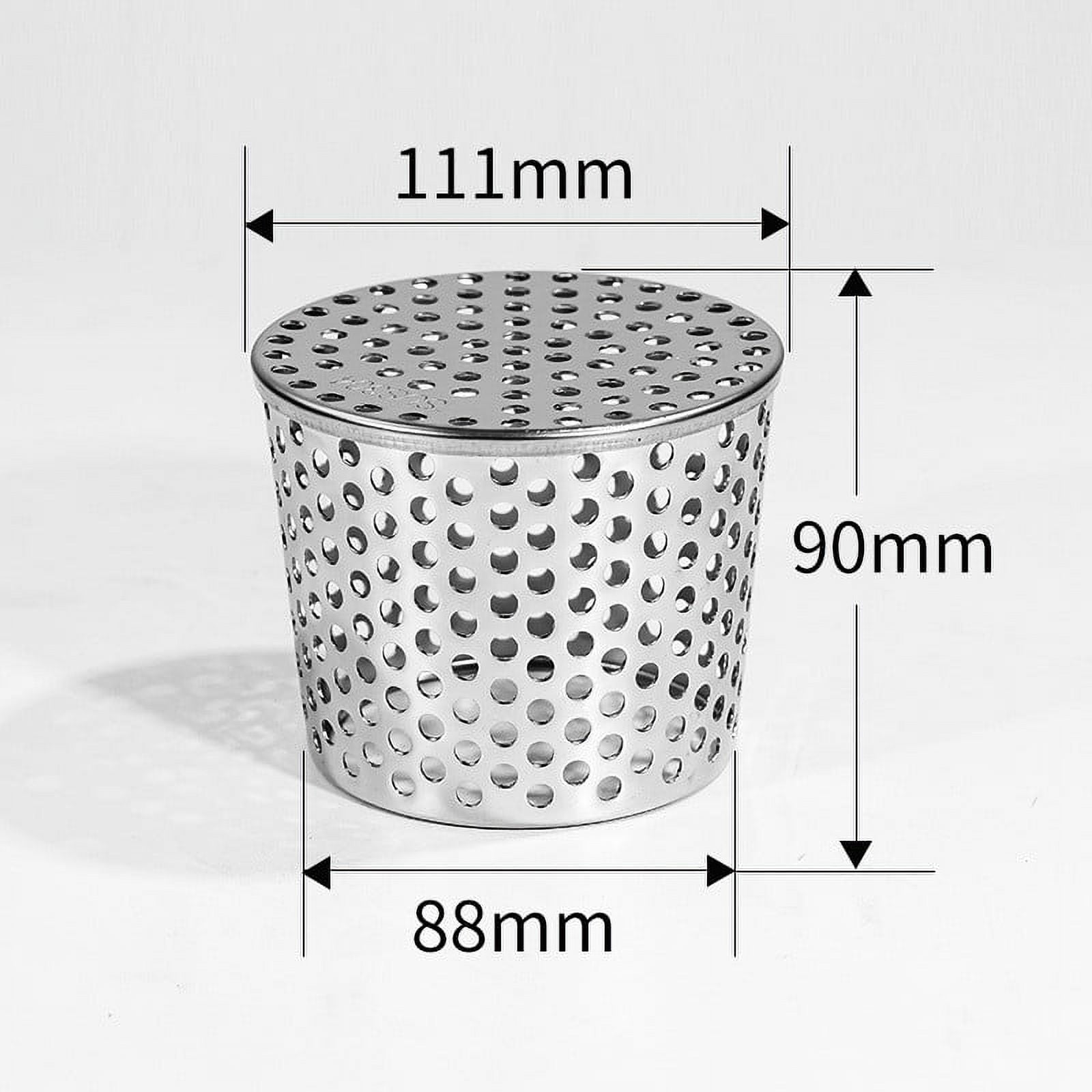 Drain Cover under $5! Yannianjz PVC Pipe Sewer Filter Cover, 304 ...