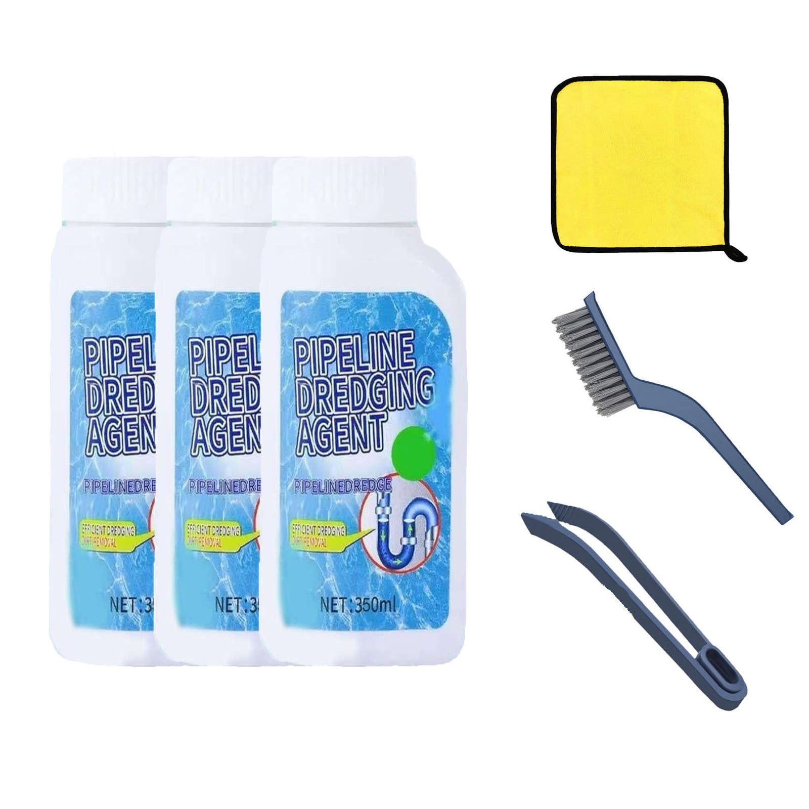 Drain Dredging Kit: Drain Dredging Agent Set - Unclog Kit with Agent ...