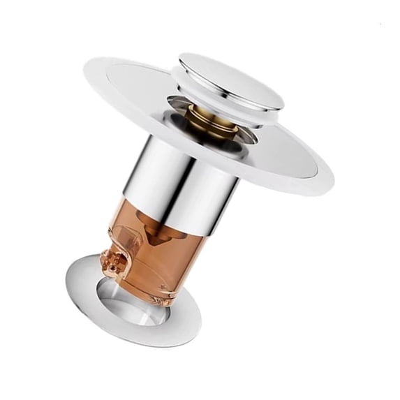 Drain Filter Sink Plug Push Type Bounce Cores Sink Drain Strainer ...