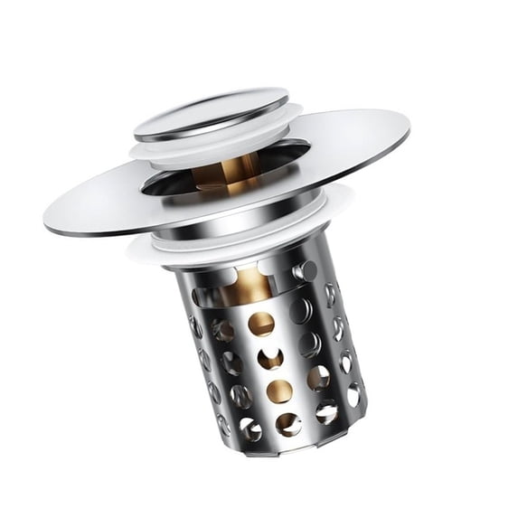 Drain Filter Sink Plug Push Type Bounce Cores Sink Drain Strainer ...