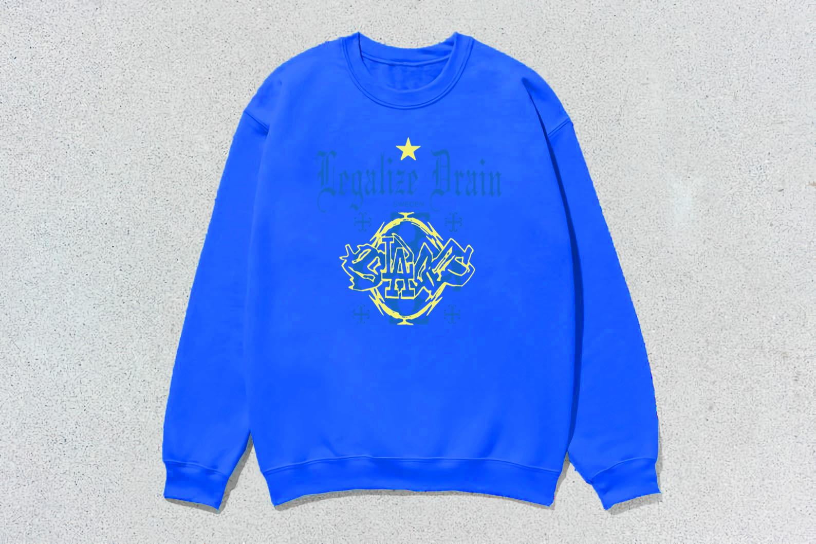 Drain Gang Legalize Drain T-Shirt Tee Bladee Ecco2k Yung Lean Sadboys ...