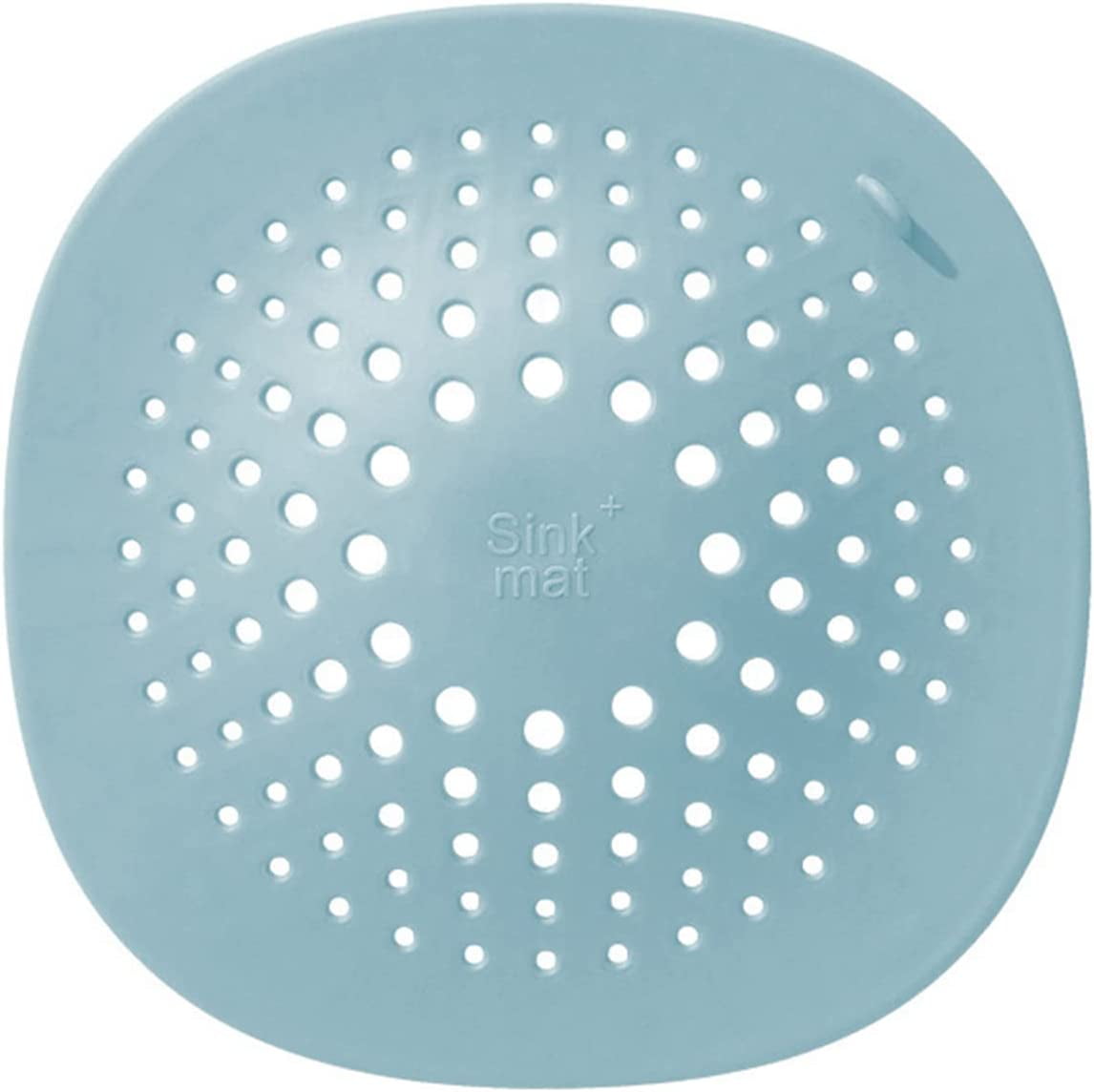 Drain Hair Catcher Square Silicone Trap Shower Drain Cover with Suction ...
