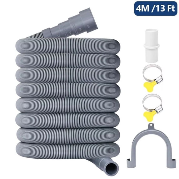 Drain Hose Extension Set Universal Washing Machine Hose 5-16ft, Include ...