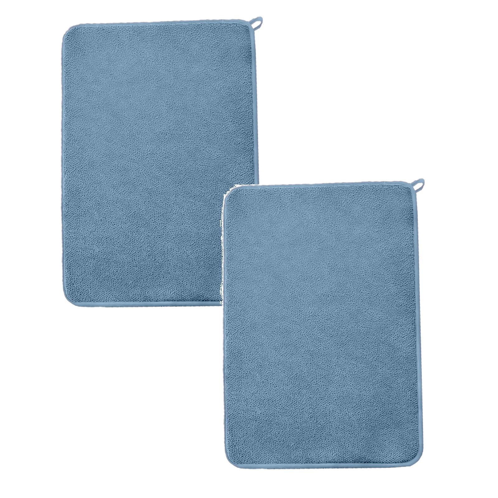 Drain Pad, Dish Drying Mats for Kitchen Counter 2 Pack, Dish Drying ...
