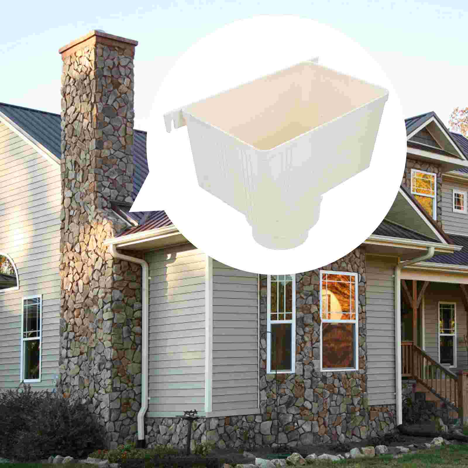 Drain Pipe Down Gutter Supplies Funnel Filter Small Downspout Drainage ...