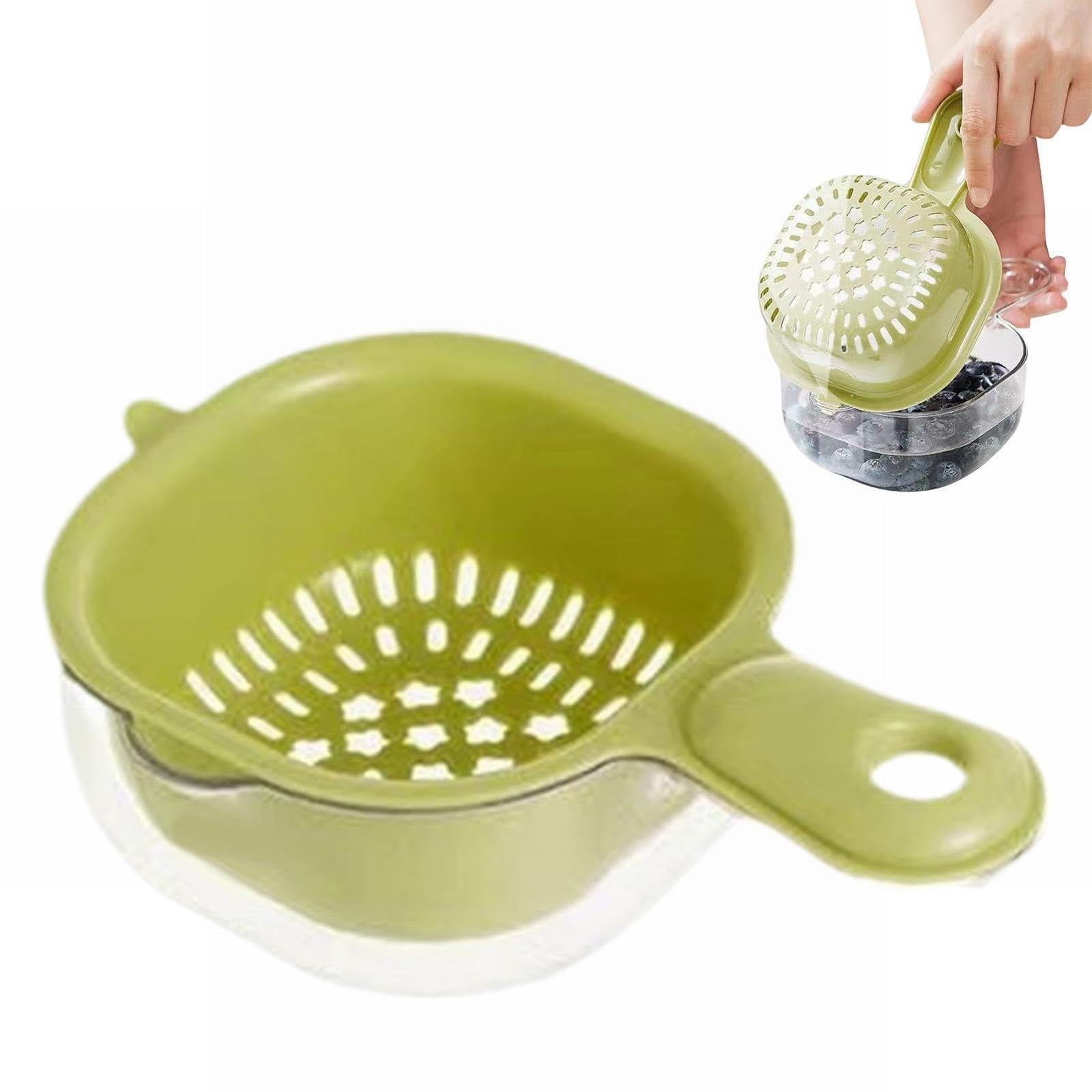 Drain Rack Kitchen Drain Rack Fruit Strainer Layer Veggie Colander ...