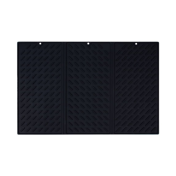 Drain Rack Kitchen - Silicone Dish Drying Mat for Countertop Trifold ...