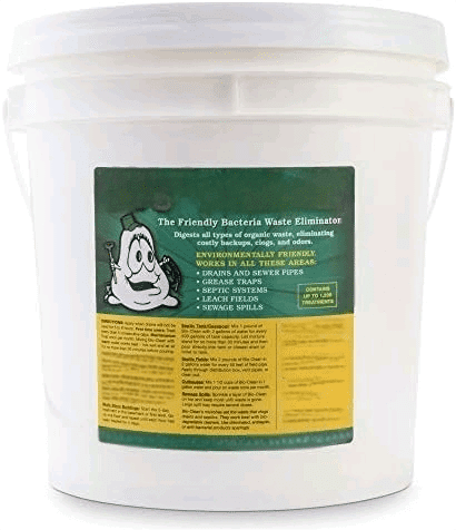 Drain Septic Bacteria (25lb Bulk) Cleans Drains- Septic Tanks - Grease ...