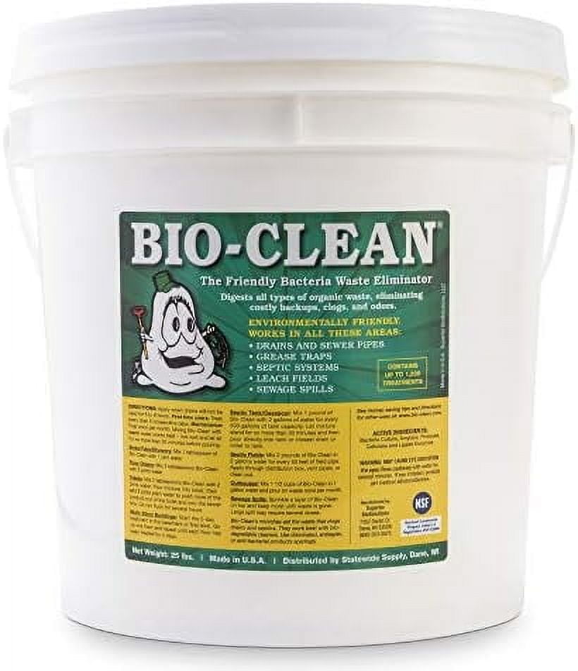 Drain Septic Bacteria (25lb Bulk) Cleans Drains- Septic Tanks - Grease ...