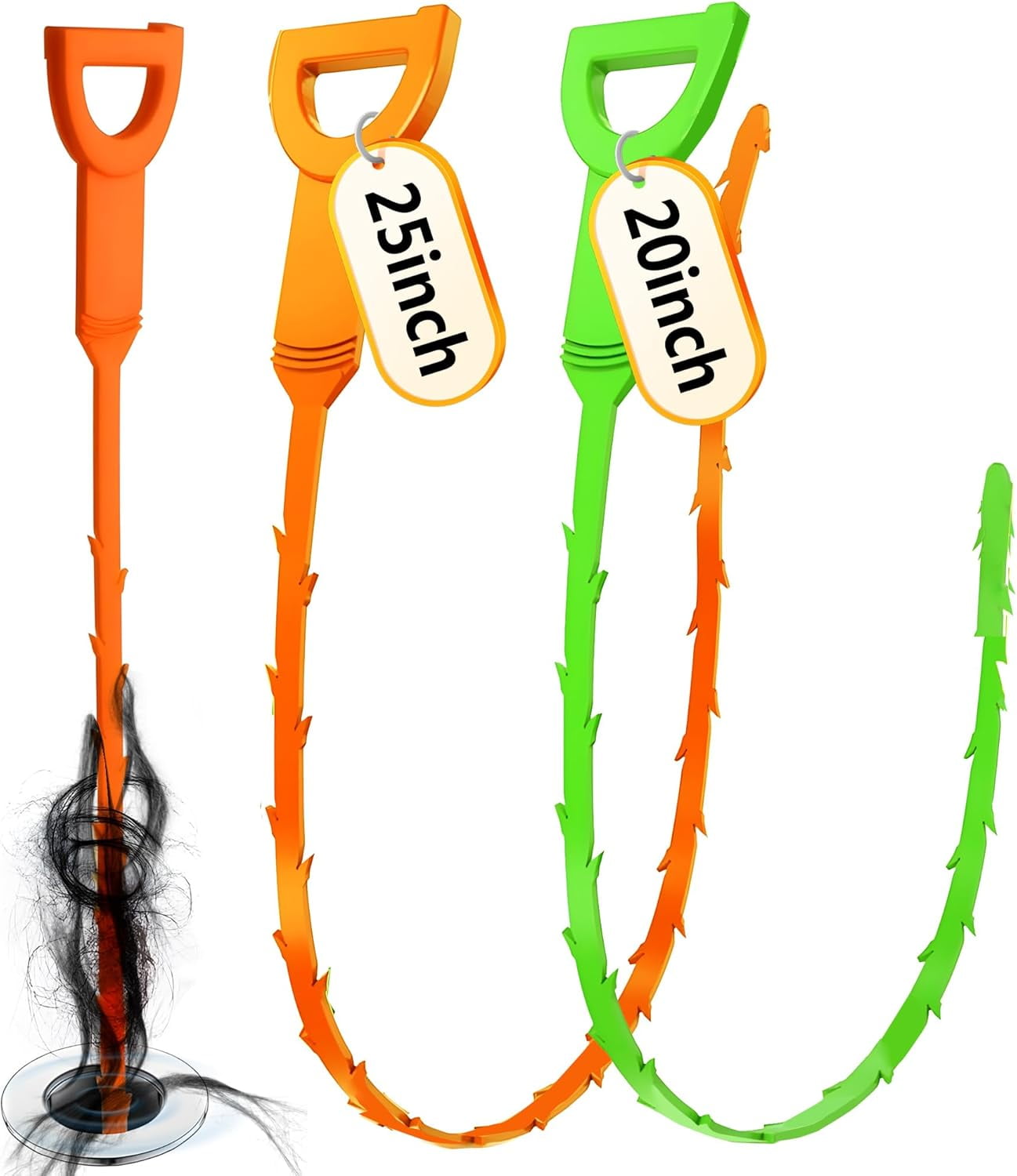 Drain Snake, Drain Clog Remover,Hair snake Tool Opener, sink snake for ...