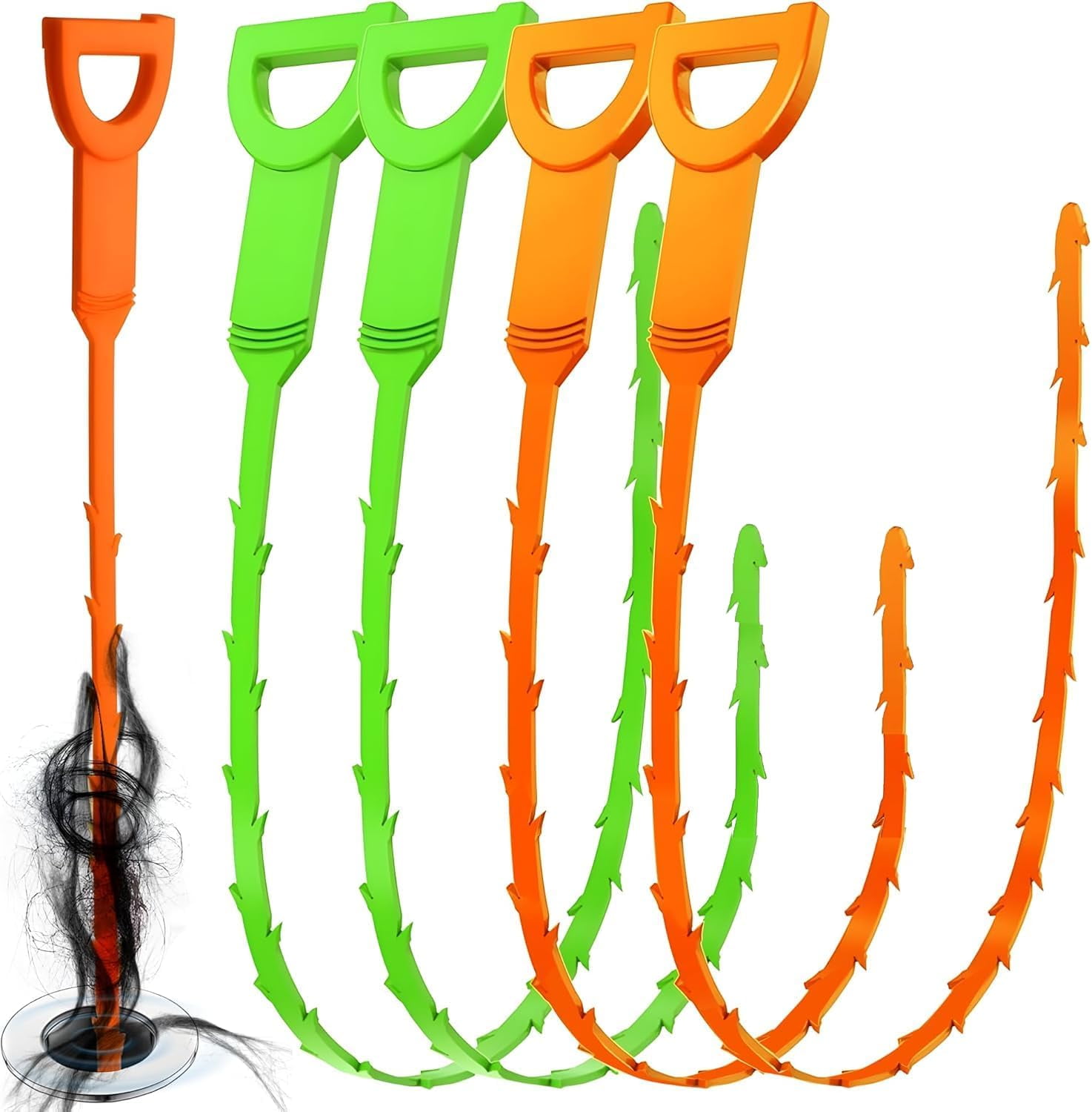 Drain Snake, Drain Clog Remover,Hair snake Tool Opener, sink snake for ...