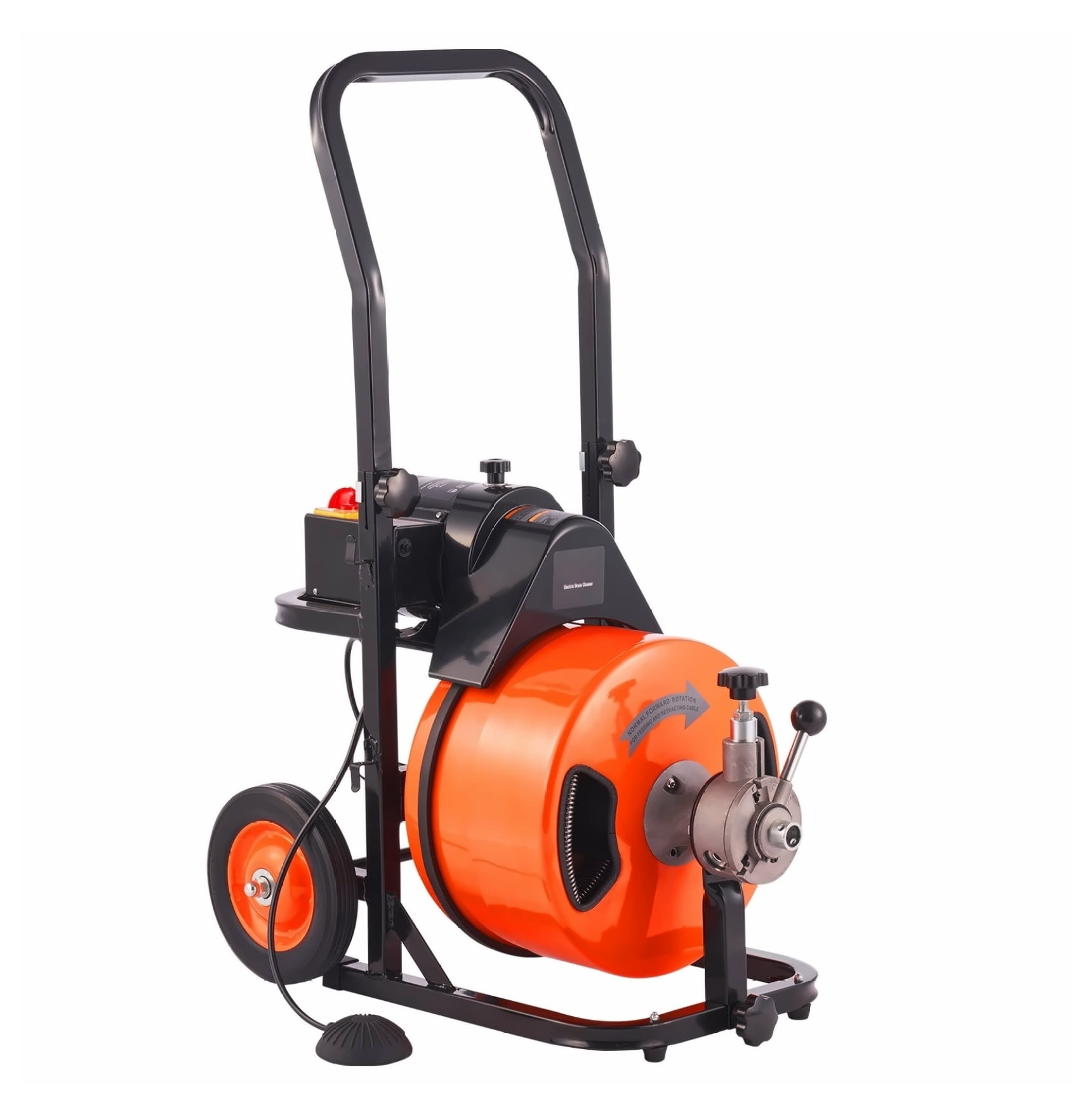 Drain Snake Machine 75ft x 1/2in, Sewer Auger Auto Feed - Walmart.com