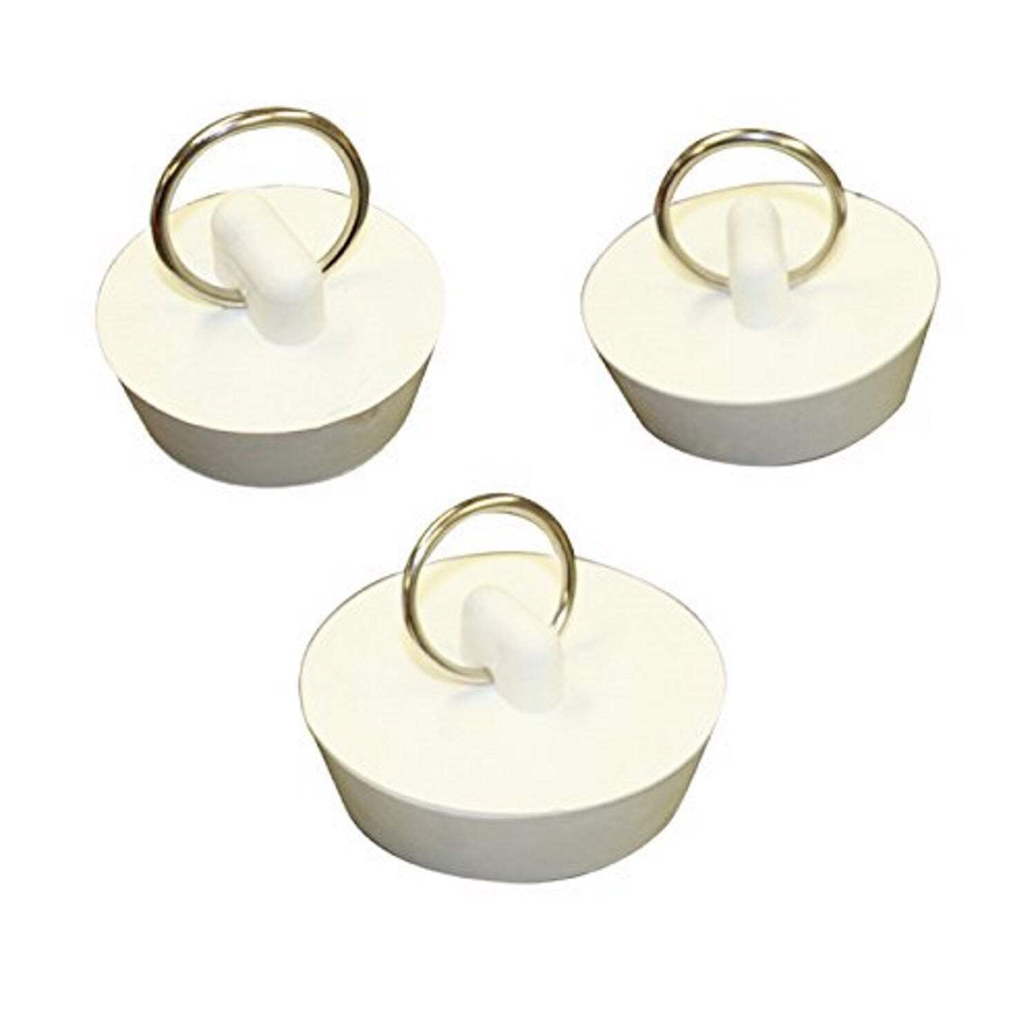Drain Stopper, Rubber Sink Stopper Drain Plug with Pull Ring for ...