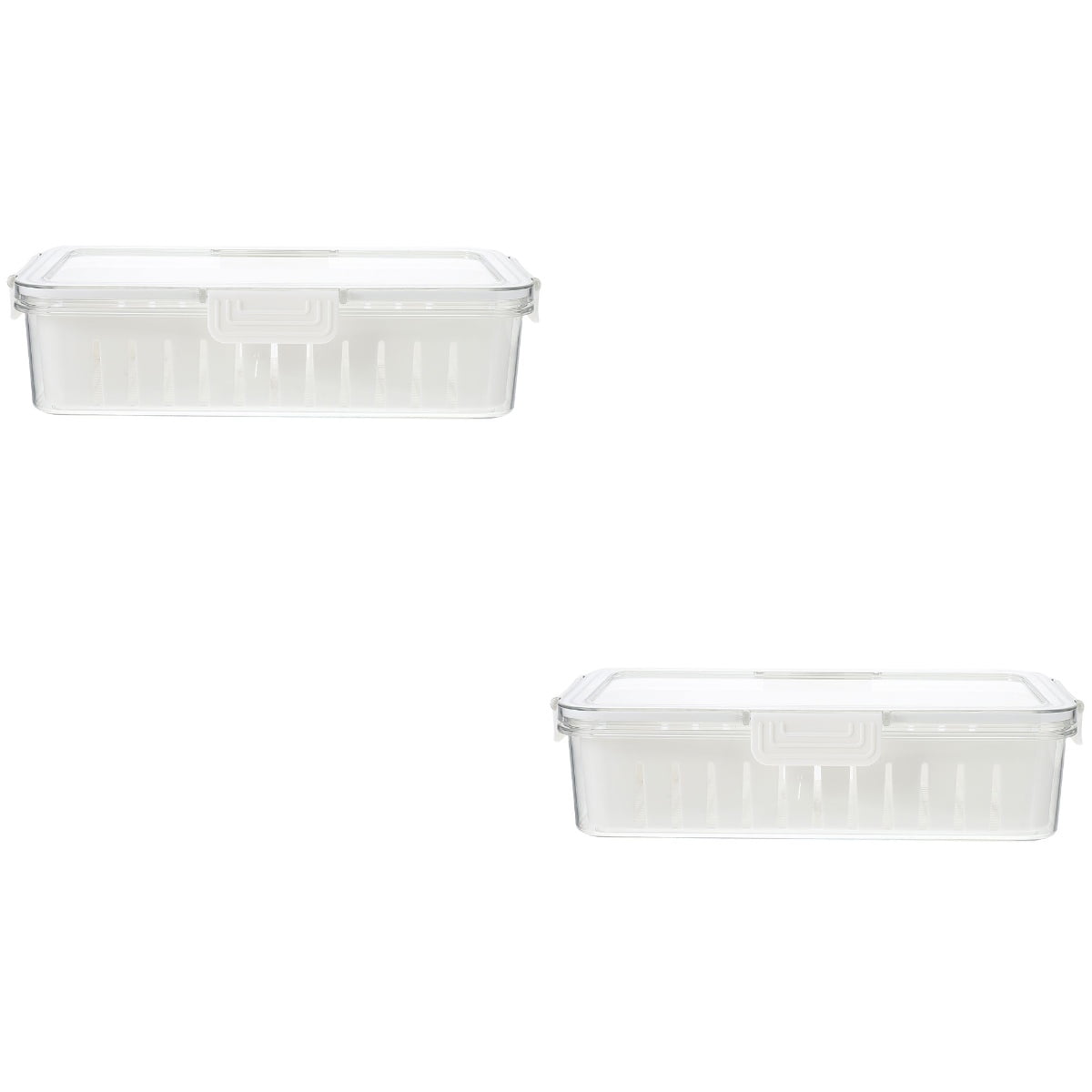 Drain Storage Box Berry Containers for Fridge Refrigerator Fruit ...