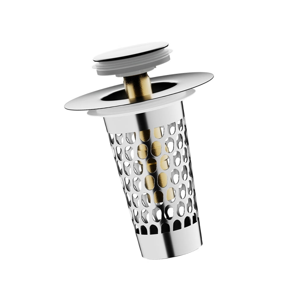 Drain Strainer Bounce Cores Drain Sink Plug Anticlogging Push Type Sink ...