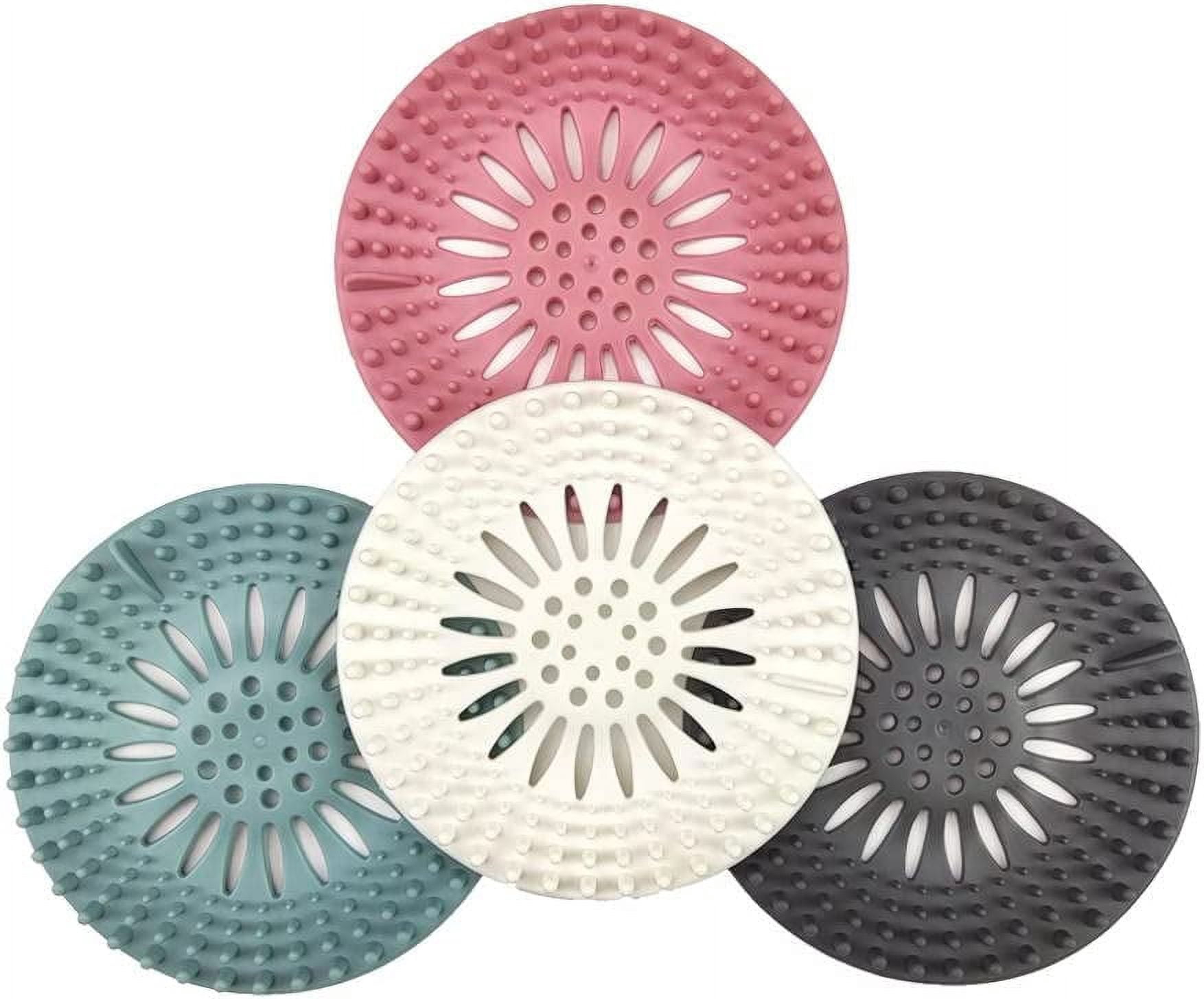 Drain Strainer Hair and Debris Catcher Set Shower and Sink Drain 4 Pack ...