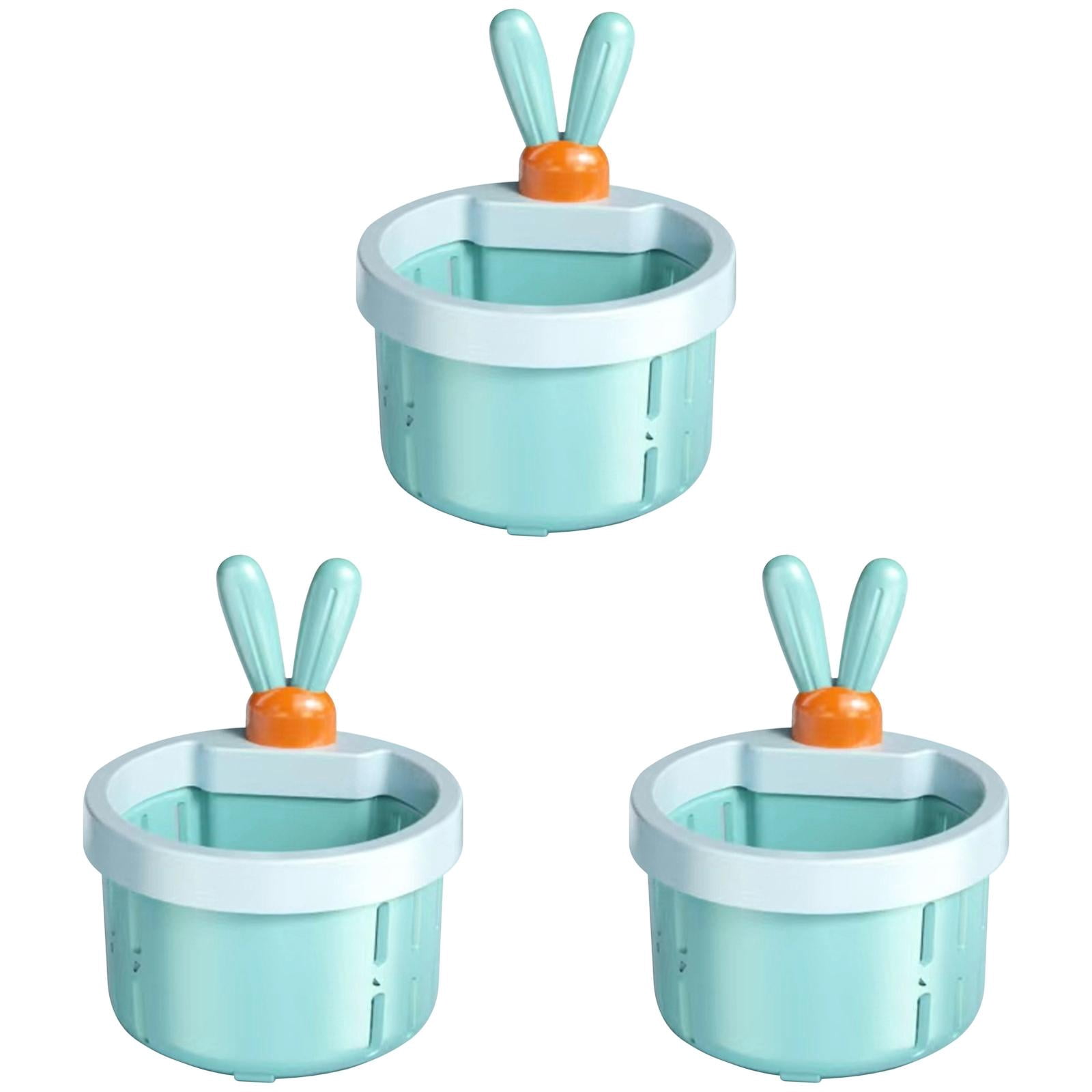 Drain Strainer with Press-to-Dump Feature (3 Pack) - 3 Inch Kitchen ...