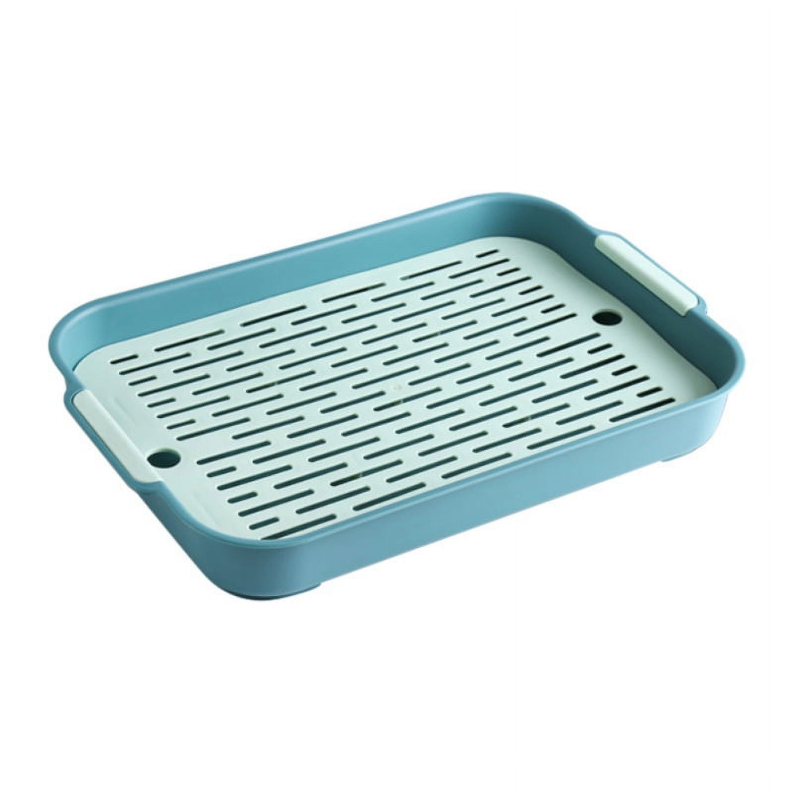 Drain Tray Glasses Tray Dish Rack Tray Cup Holder Tray Dish Drying Tray ...