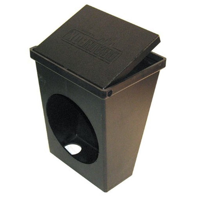 DrainBox for creating a termination point for underground 4 inch drain ...