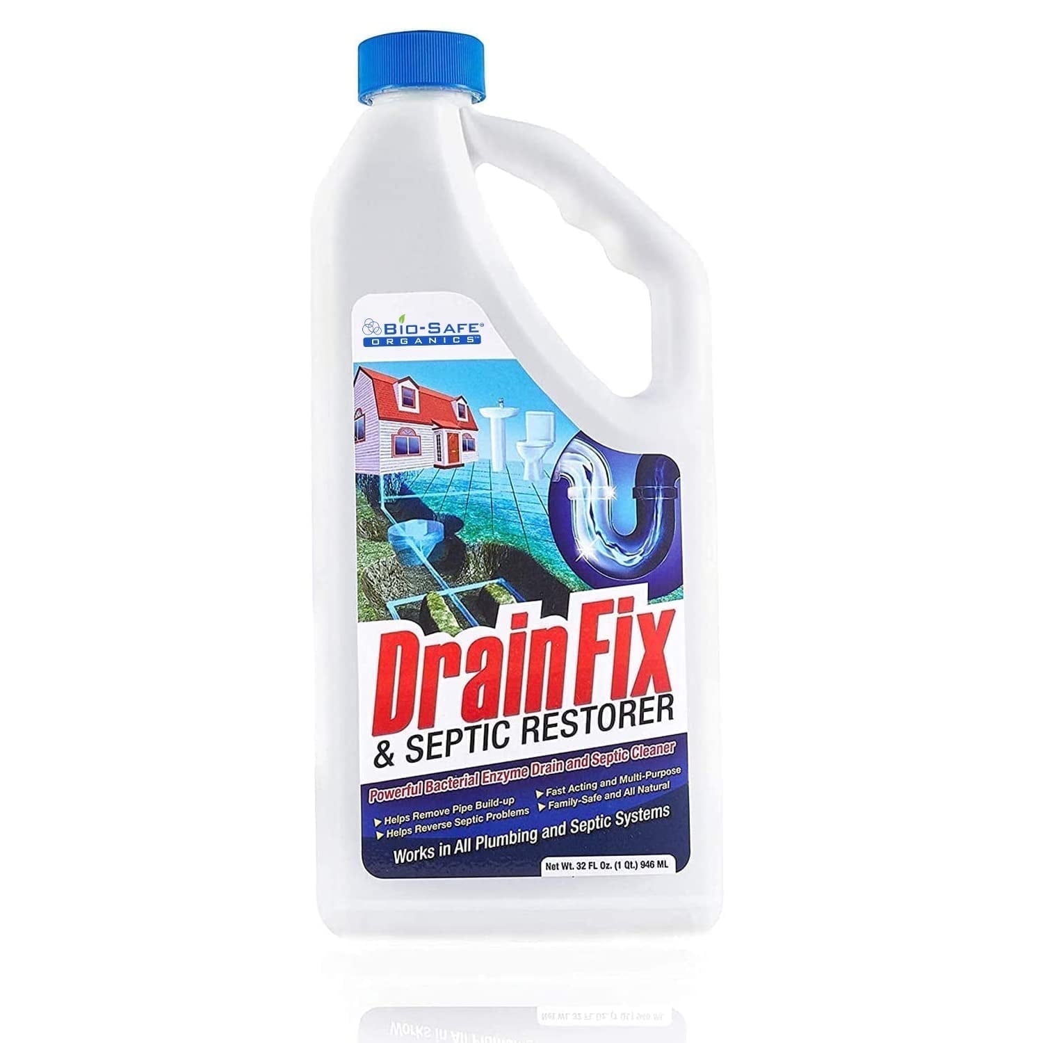 DrainFix & Septic Restorer, Septic Tank Treatment, Bac Enzyme Drain ...