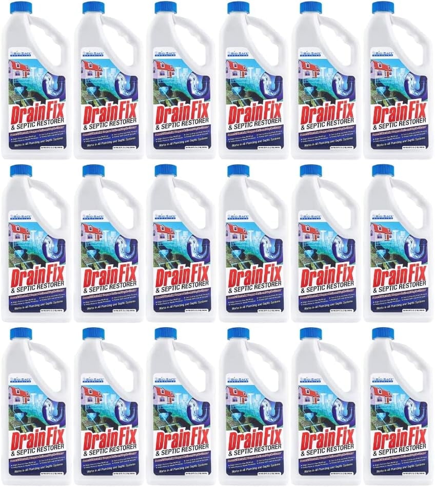 DrainFix & Septic Restorer 32 fl oz (18 Pack) | Bac Enzyme Exxon Valdez ...