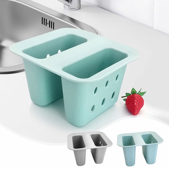 Drainage Basket Sink Filter - Food Grade Plastic, Double Drain ...