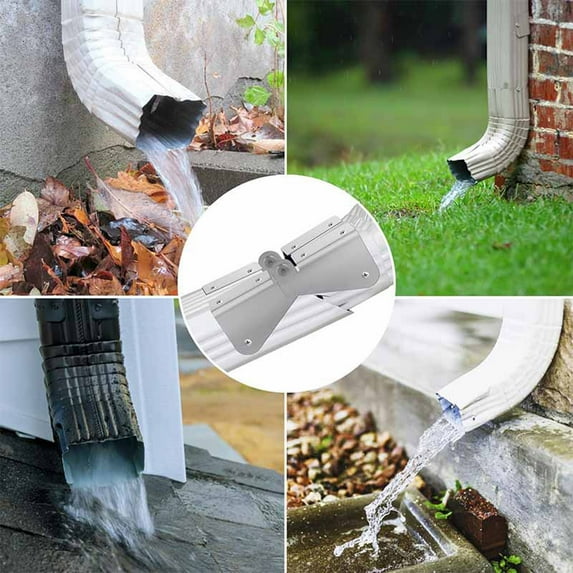 Drainage Channel Extension Hinges, Downspout Hinge Flippers for ...