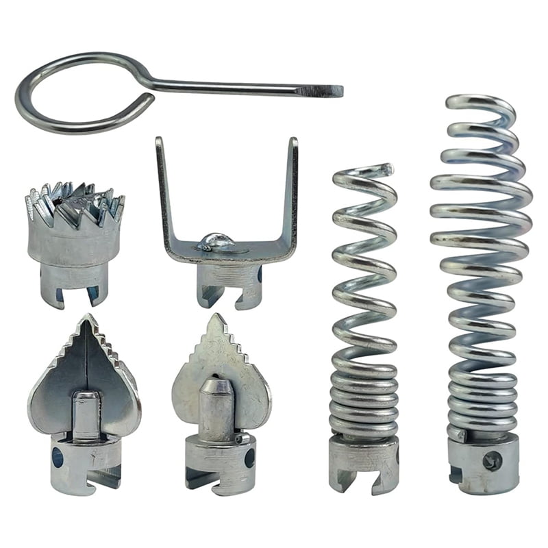 Drainage Cleaner Combination Cutter Head Set Automatic Locking Suitable ...