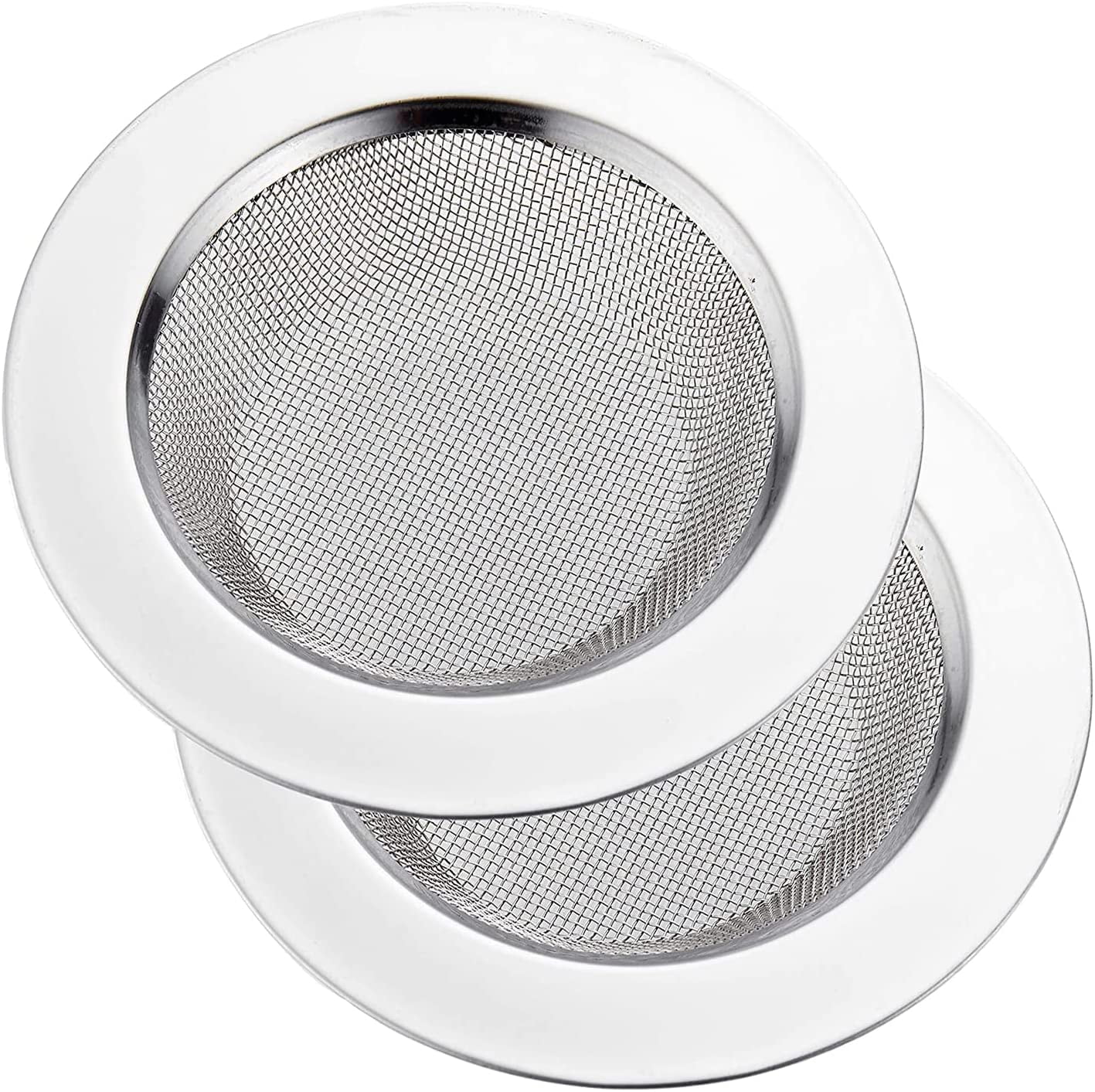 Drainage Filter, 75mm Stainless Steel Sink Filter, 2 Pcs Fine Mesh Sink ...