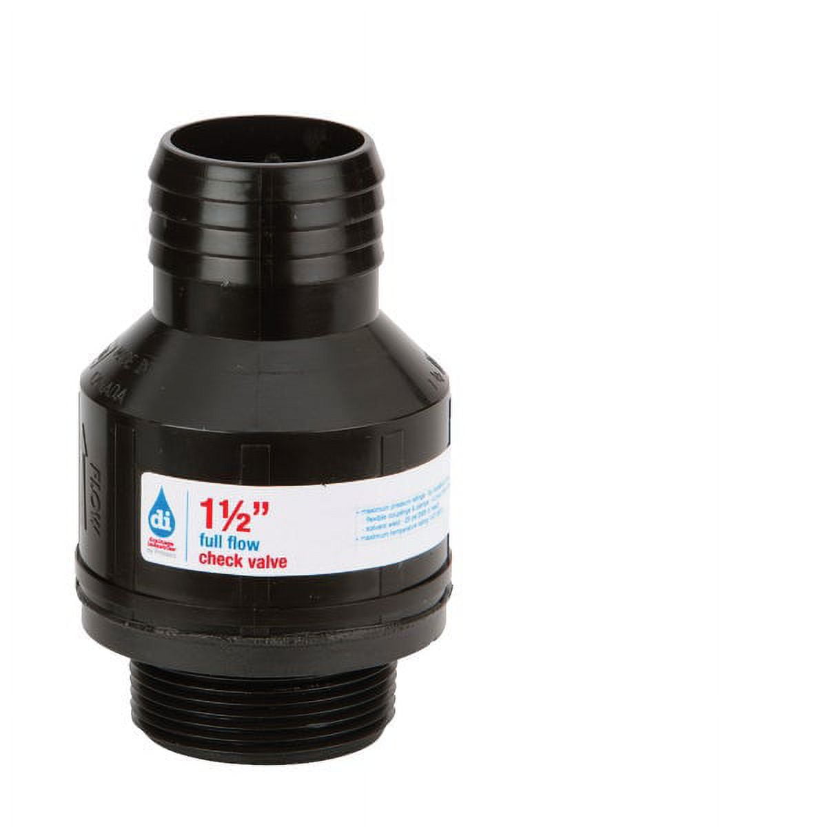 Drainage Industries 1-1/2 In. ABS Thermoplastic Full-Flow Sump Pump ...