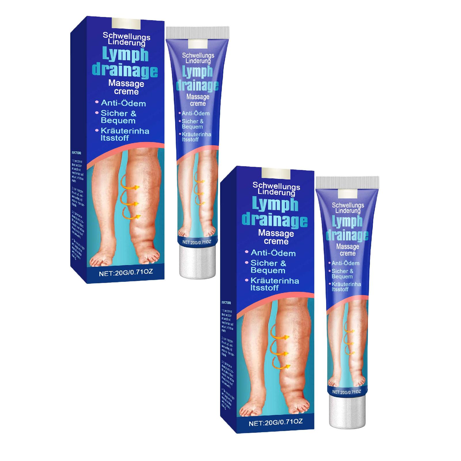 Drainage Massage Cream for Leg Discomfort Relief Daily Body Care ...
