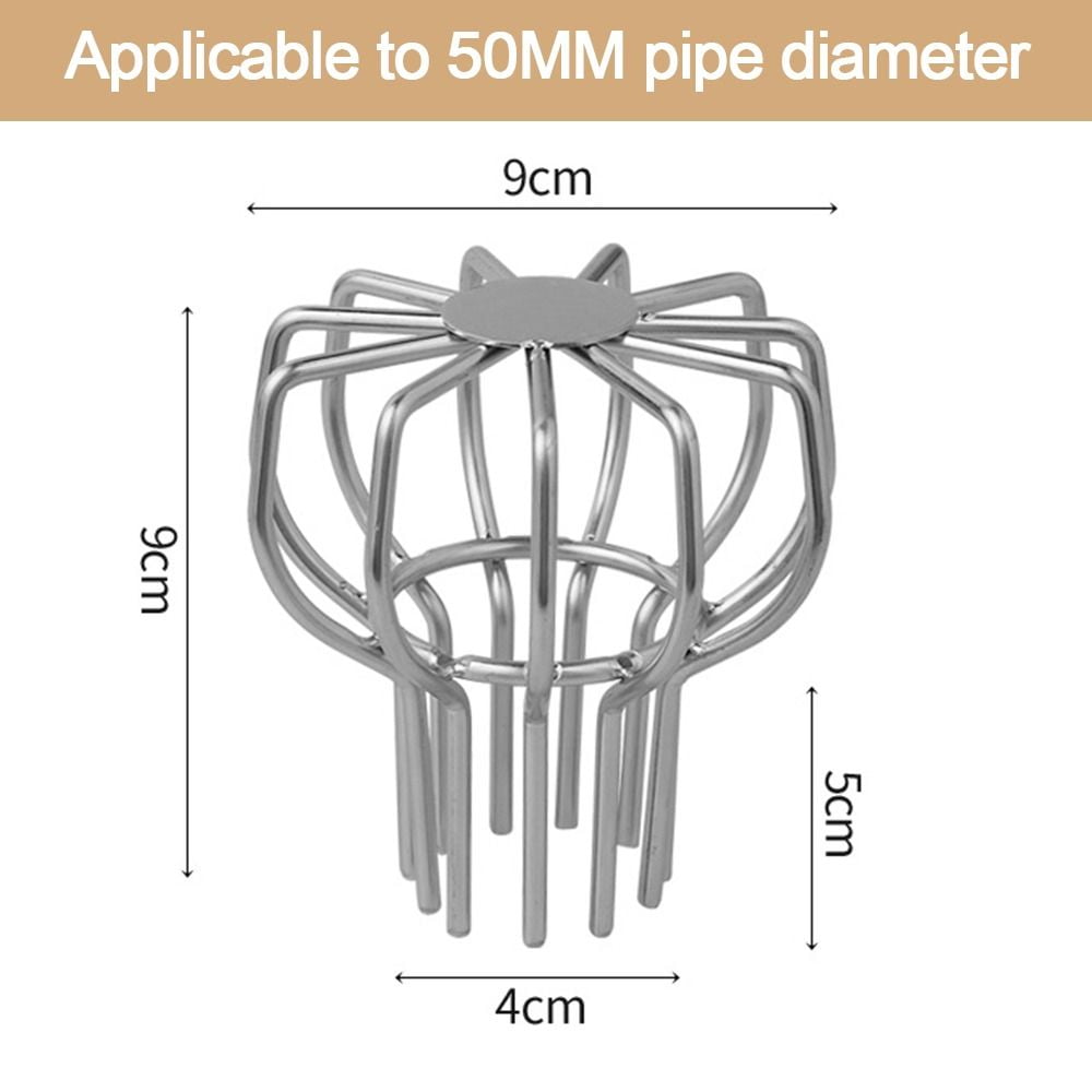 Drainage Plumbing Fitting Outdoor Leaf Debris Trap Downpipe Strainer ...
