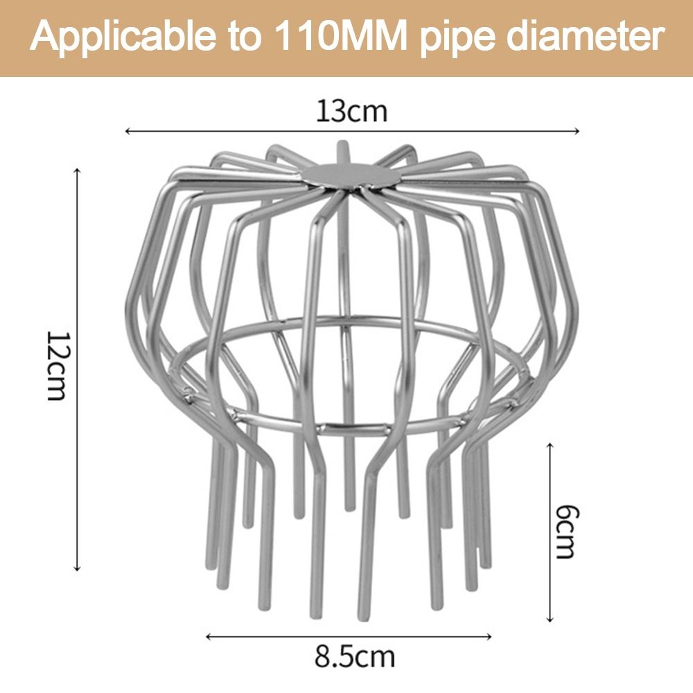 Drainage Plumbing Fitting Outdoor Leaf Debris Trap Downpipe Strainer ...
