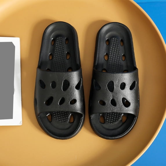 Drainage Shower Slides For Men Summer Quick Dry Bathroom Slippers ...