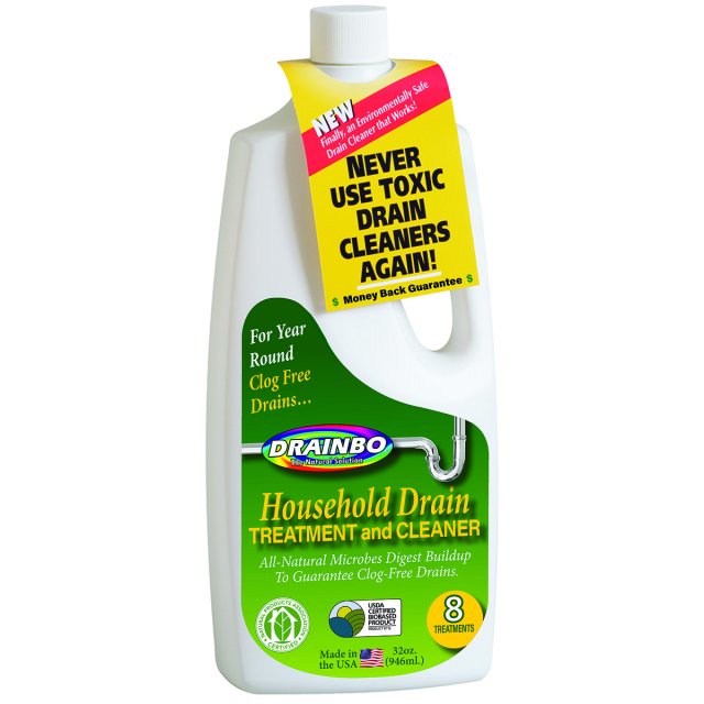 Drainbo The Natural Solution Liquid Drain Cleaner 32 Oz