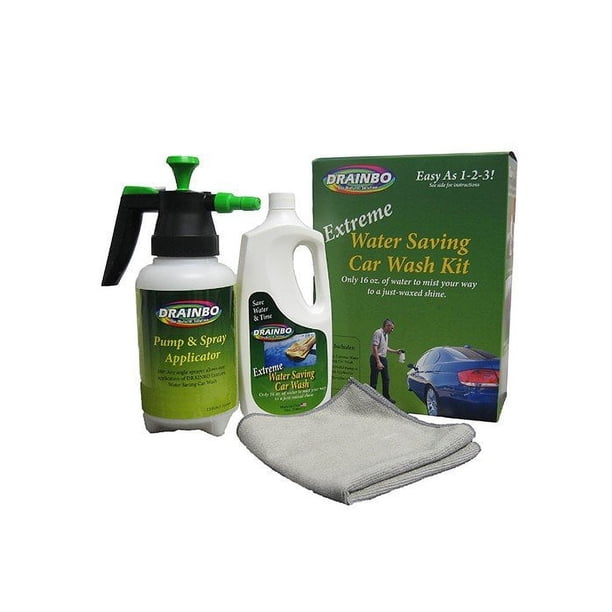 Drainbo Extreme Water Saving Car Wash 3 Pieces Kit - Walmart Business ...