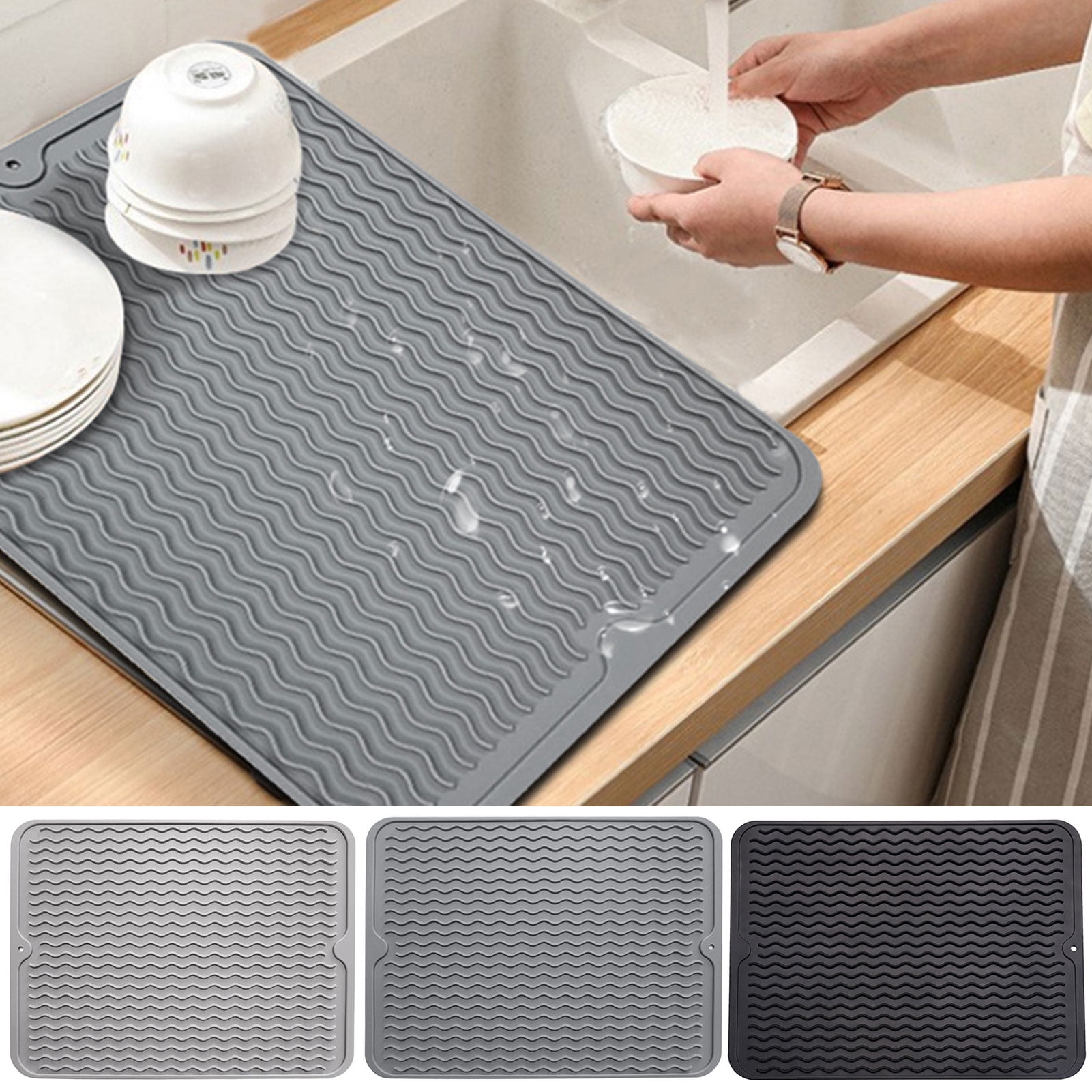 Draining Mat High Temperature Resistant Quick Drying Anti-slip Anti ...