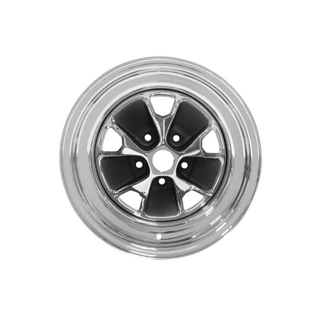 Drake Automotive Group 14 x 7 in. Mustang Styled Steel Wheel, Charcoal ...
