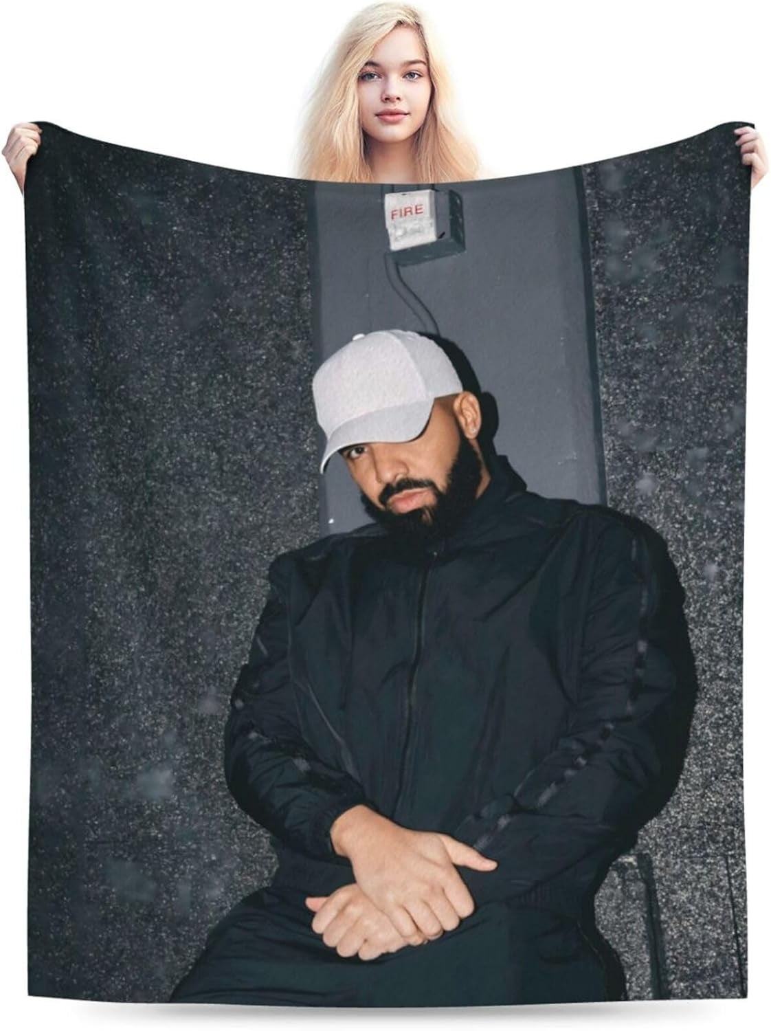 Drake Blanket Soft Throw Blanket Micro Fleece Fuzzy Blankets Thin Bed ...