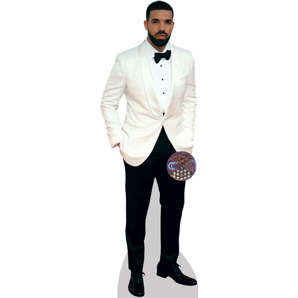 Drake (Bow Tie) Mini Cardboard Cutout Standee - Walmart.com