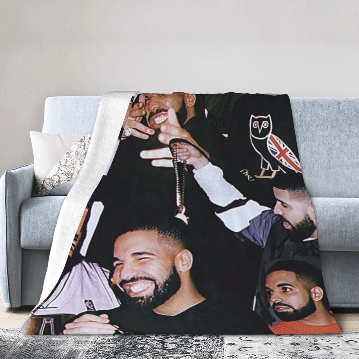 Drake Fashion Throw Blanket Drakes Music Flannel Comfortable Soft Bed ...