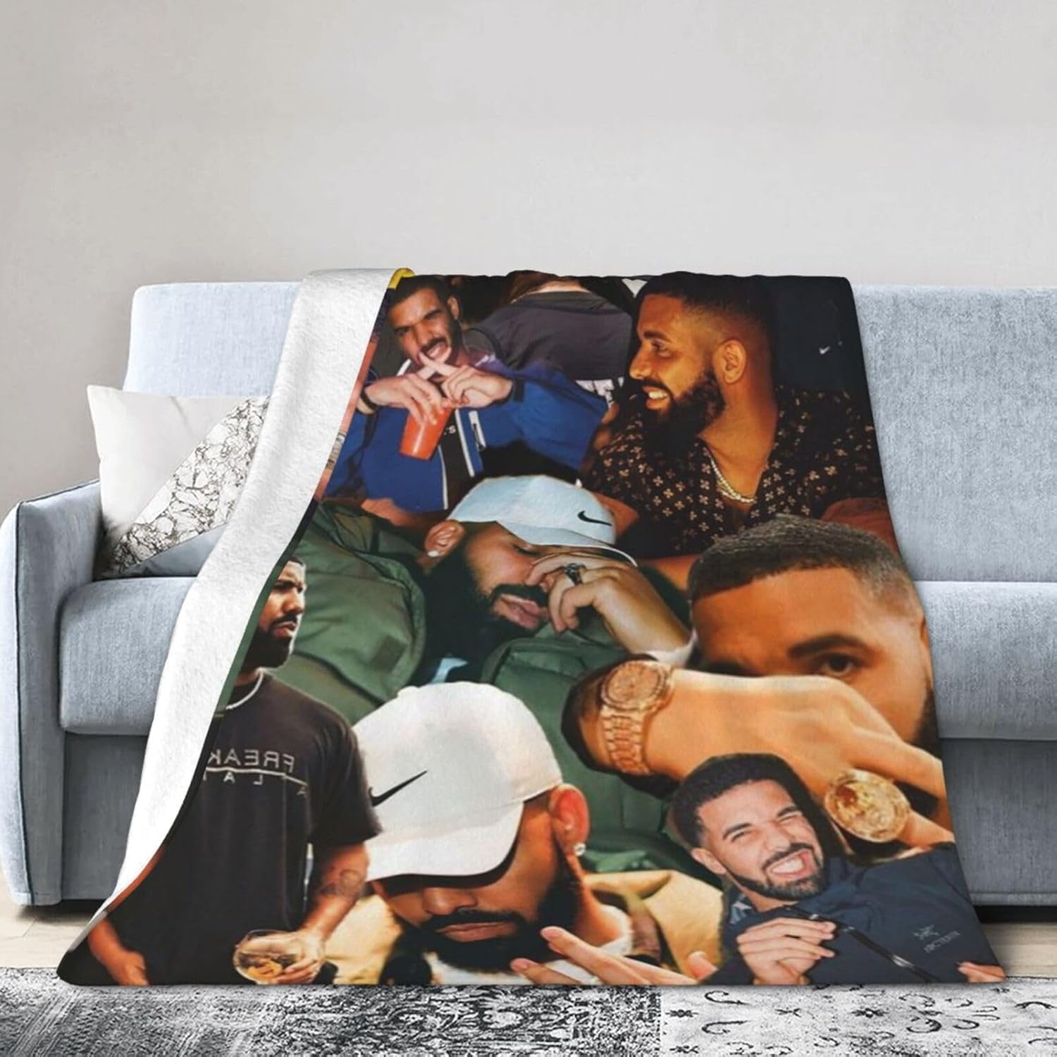 Drake Fashion Throw Blanket Drakes Music Flannel Comfortable Soft Bed ...
