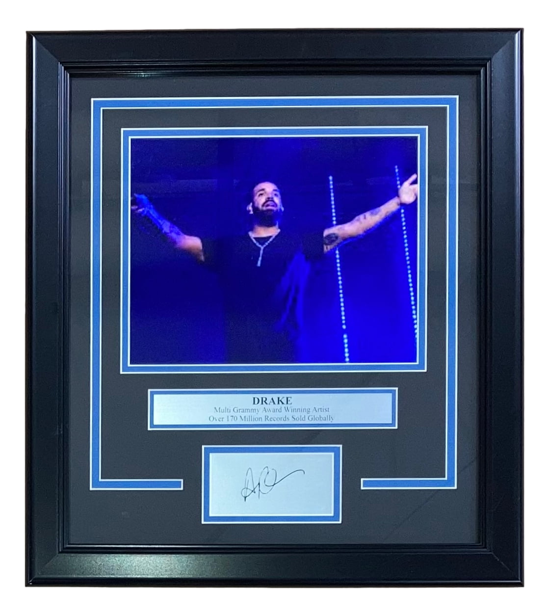 Drake Framed 8x10 Concert Photo w/ Laser Engraved Signature - Walmart.com