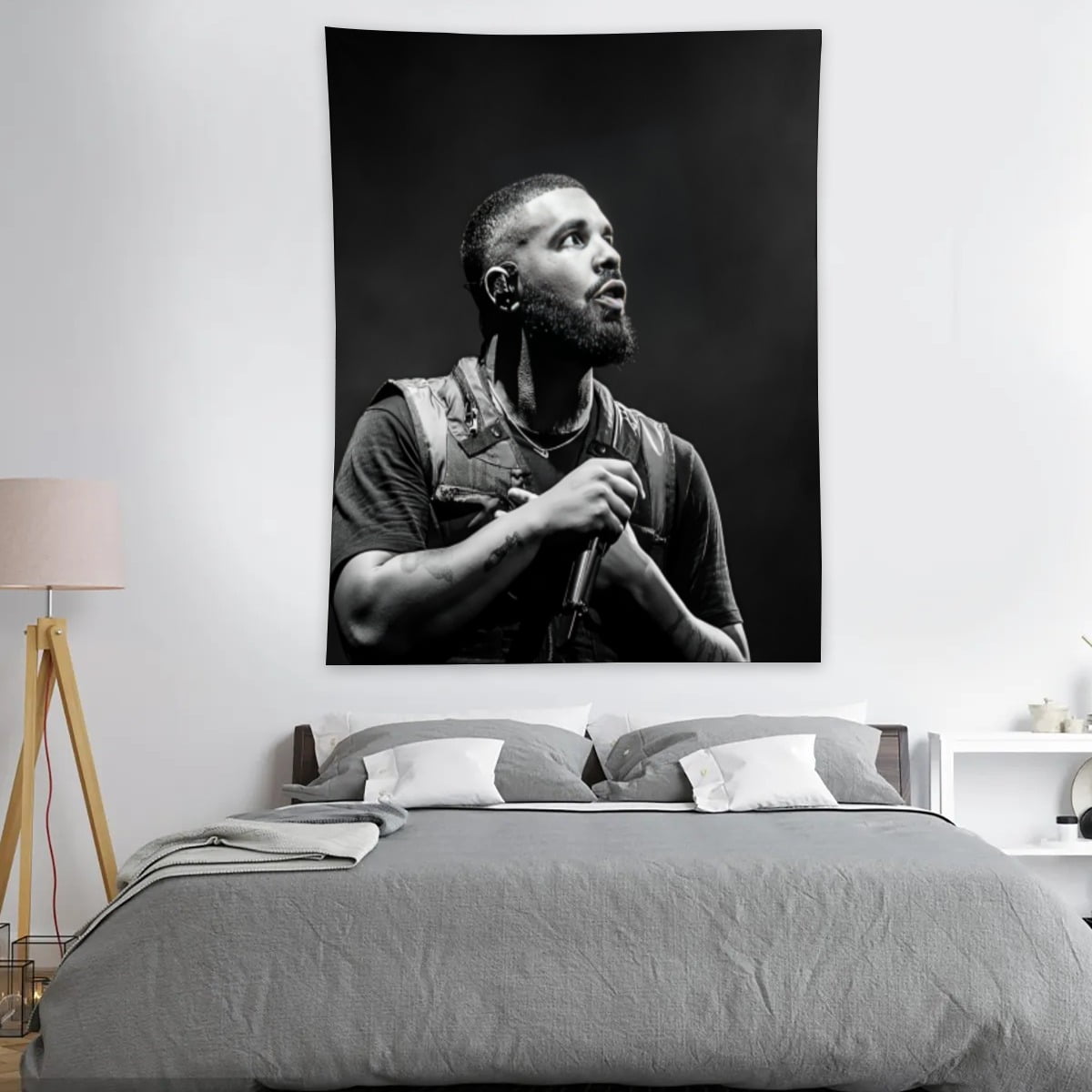 Drake Great Singer Tapestry Gift Wall Hanging Backdrop for Room Bedroom ...
